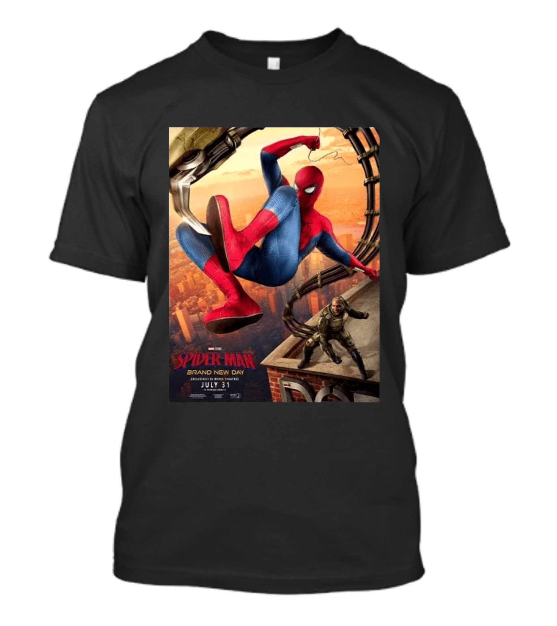 Spider Man Brand New Day Marvel Studios Movie Release July 31 2026 T-Shirt
