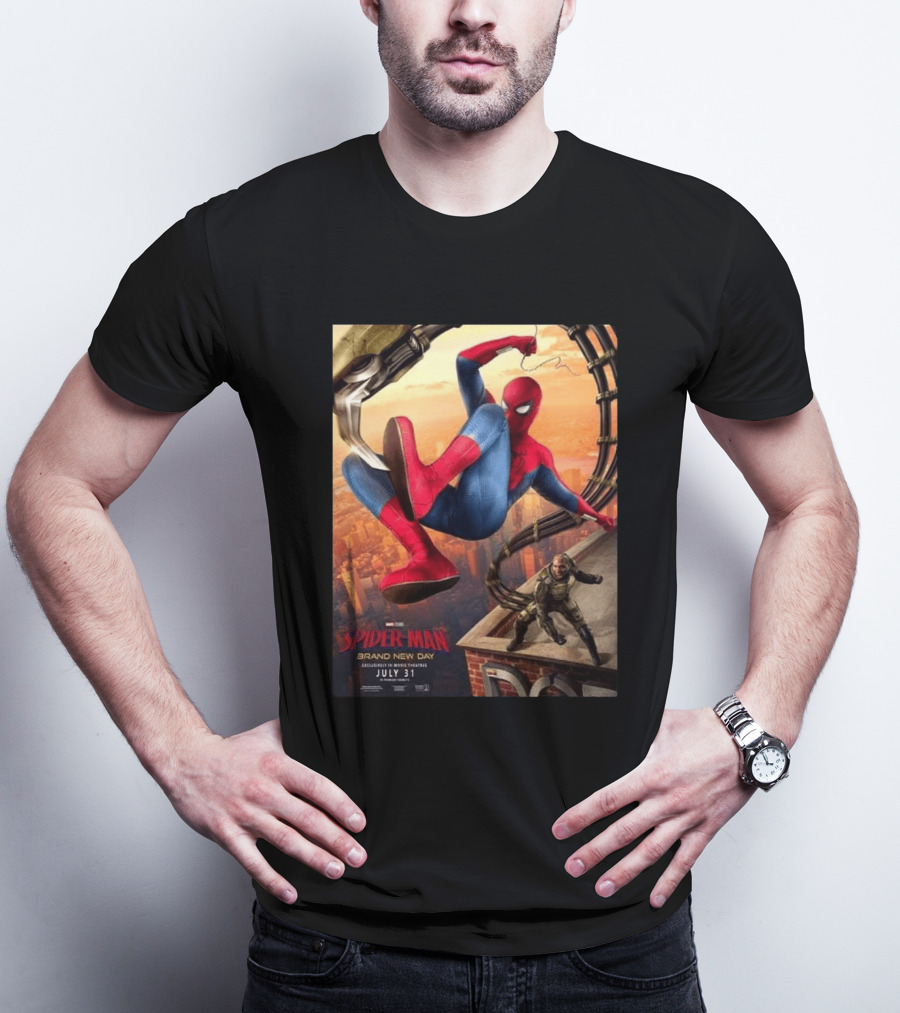 Spider Man Brand New Day Marvel Studios Movie Release July 31 2026 T-Shirt