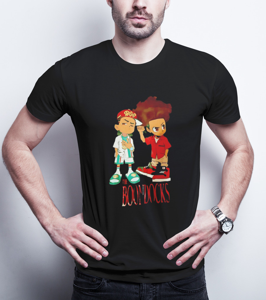 The Boondocks Riley And Huey Freeman Characters By Aaron McGruder T-Shirt