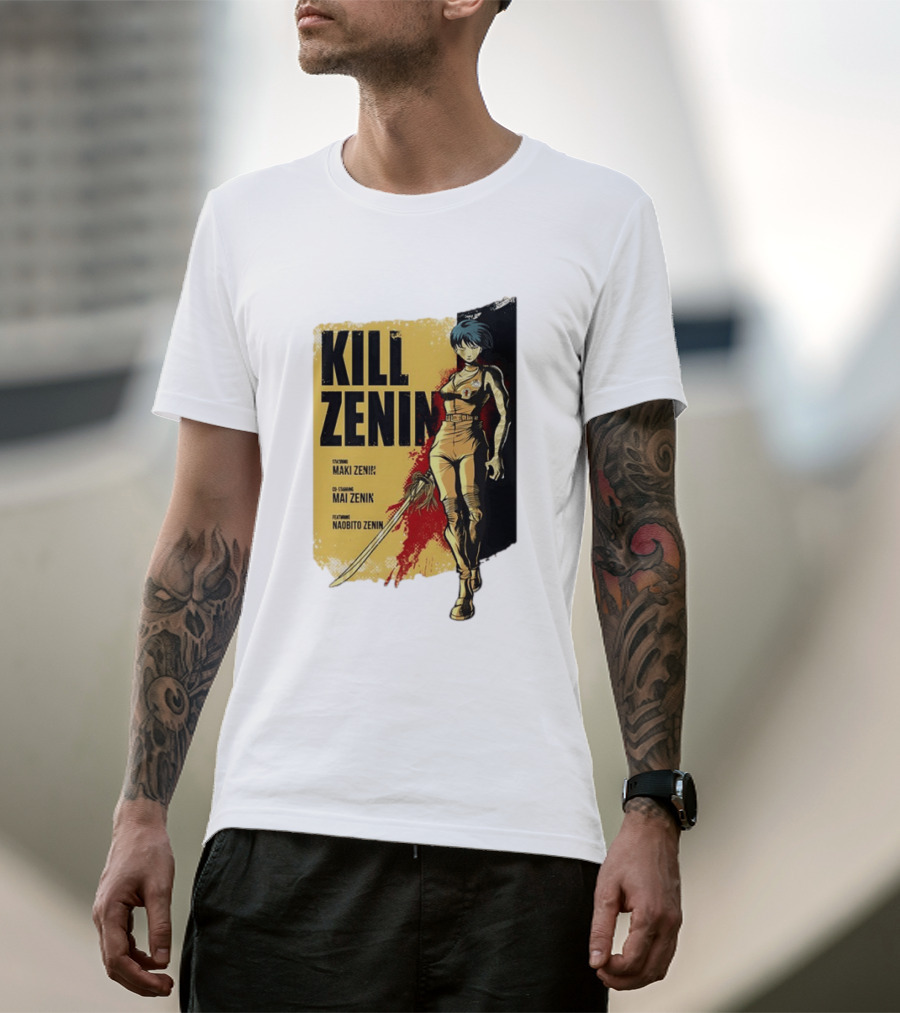 Kill Zenin Maki Mai Naobito Characters Anime T-Shirt