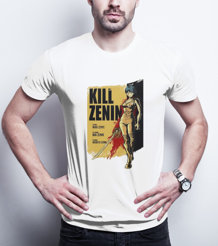 Kill Zenin Maki Mai Naobito Characters Anime T-Shirt