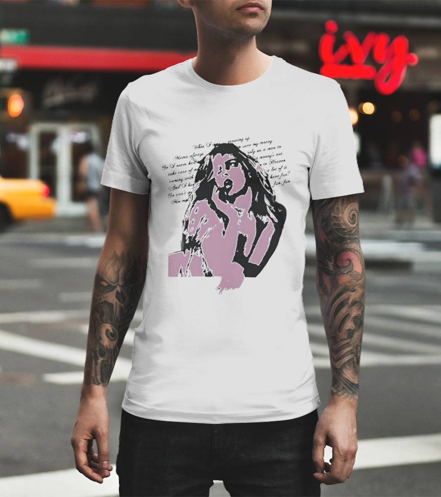Madonna Material Girl Lyrics 80s Pop T-Shirt