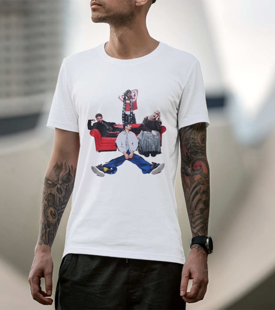 The 1975 Members Red Sofa Matty Healy Aesthetic T-Shirt