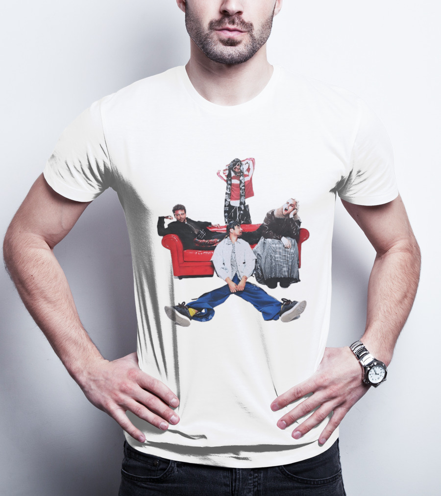 The 1975 Members Red Sofa Matty Healy Aesthetic T-Shirt