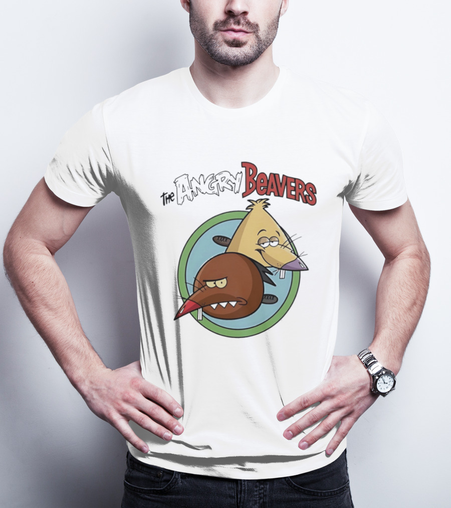 The Angry Beavers Nickelodeon 90s Cartoons Daggett And Norbert T-Shirt
