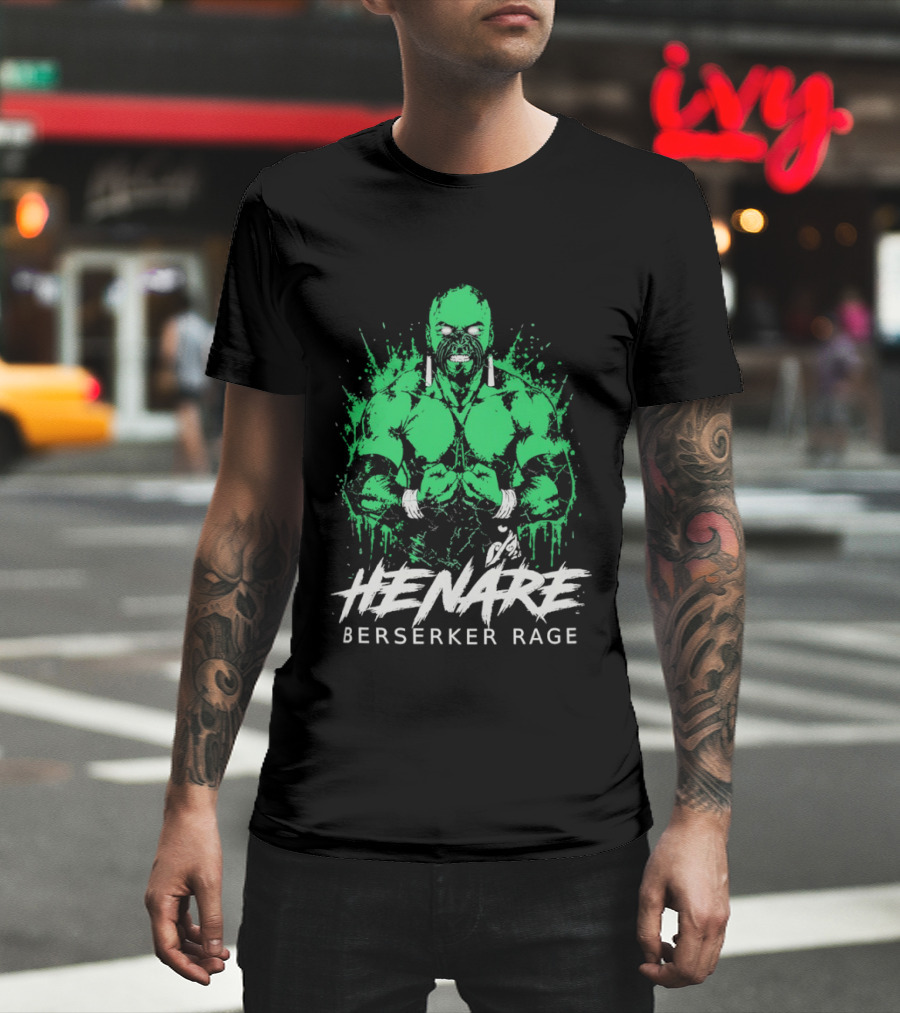 Henare Berserker Rage NJPW Wrestling T-Shirt