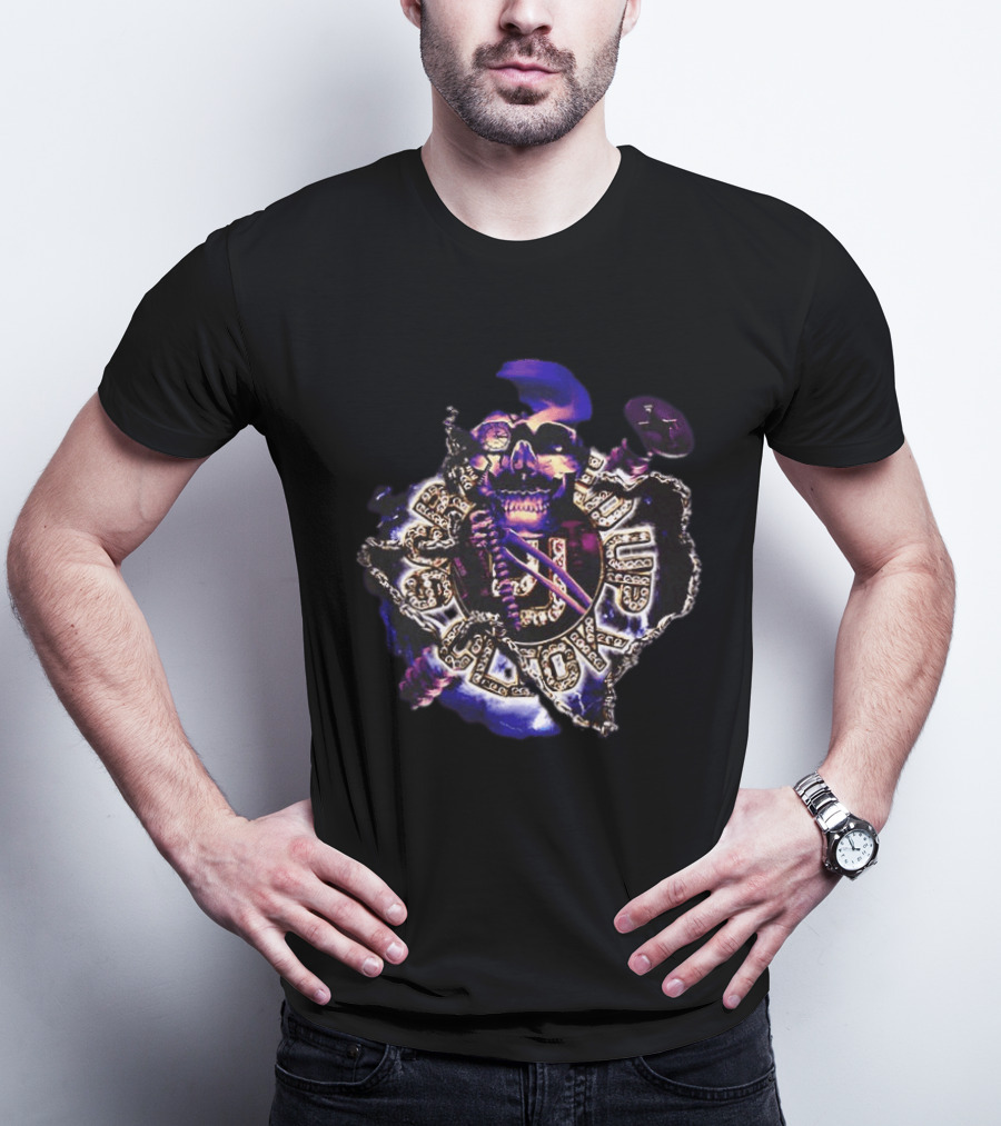 DJ Screw The Final Chapter 2 Sided Legendary Skull Chains Innovation T-Shirt