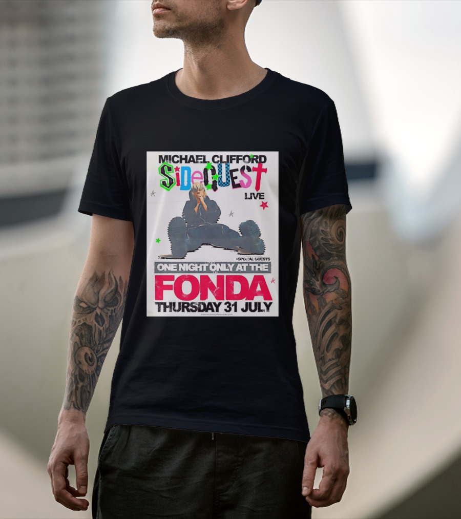 Michael Clifford Sideguest Live One Night Only At The Fonda Thursday 31 July T-Shirt