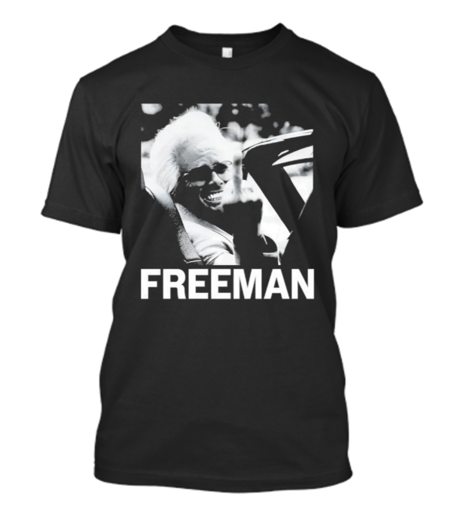 Morgan Freeman Middle Finger Actor Celebrity FREEMAN T-Shirt