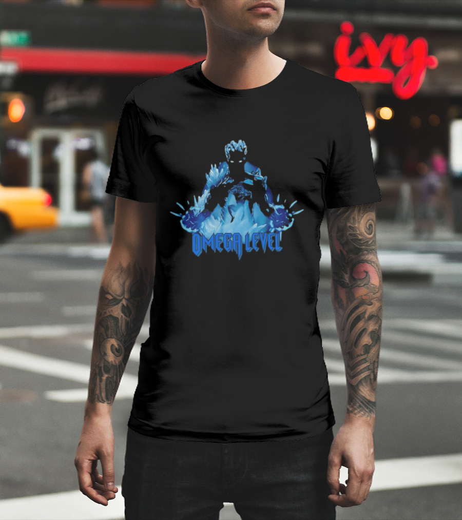 Omega Level Iceman X Men Marvel Mutant Ice Hero T-Shirt