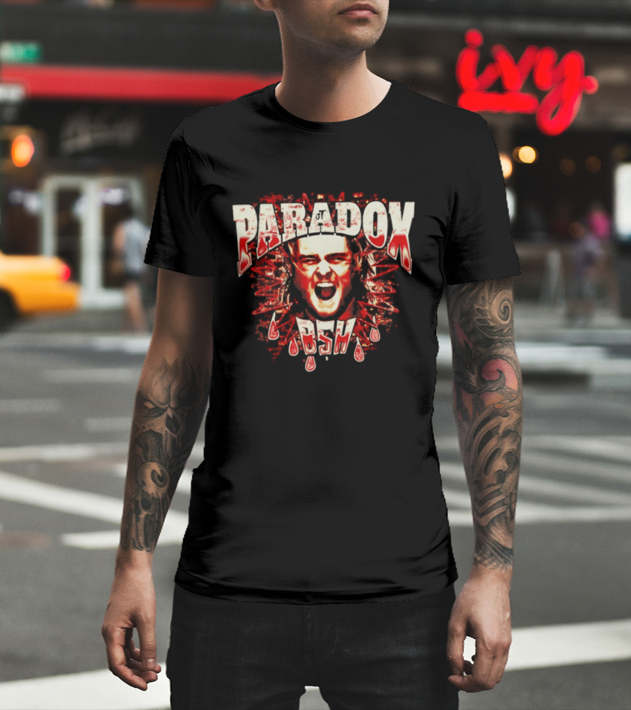 Paradox BSH Blood Splatter And Screaming Face T-Shirt