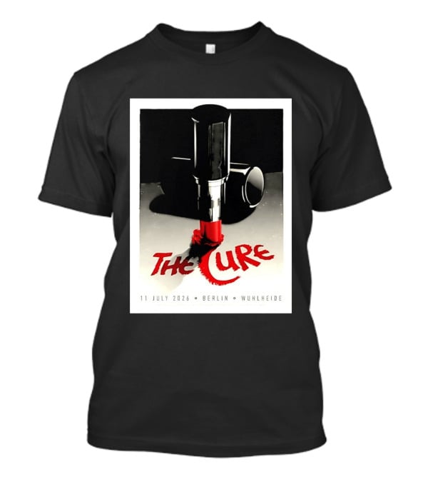 The Cure Berlin Concert 11 July 2026 Wuhlheide Lipstick T-Shirt