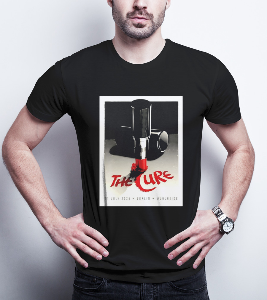 The Cure Berlin Concert 11 July 2026 Wuhlheide Lipstick T-Shirt