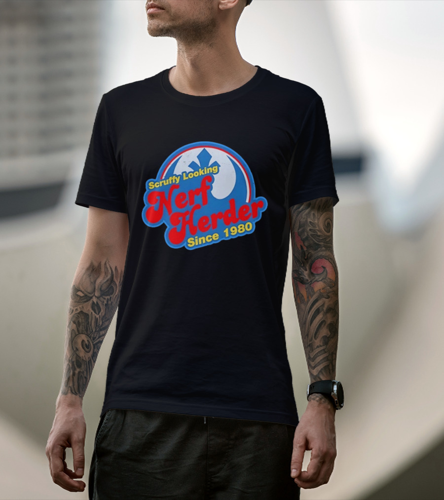Scruffy Looking Nerf Herder Since 1980 T-Shirt