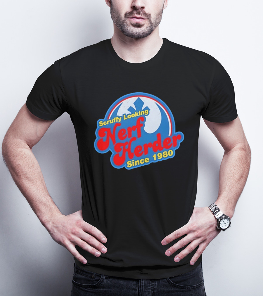Scruffy Looking Nerf Herder Since 1980 T-Shirt