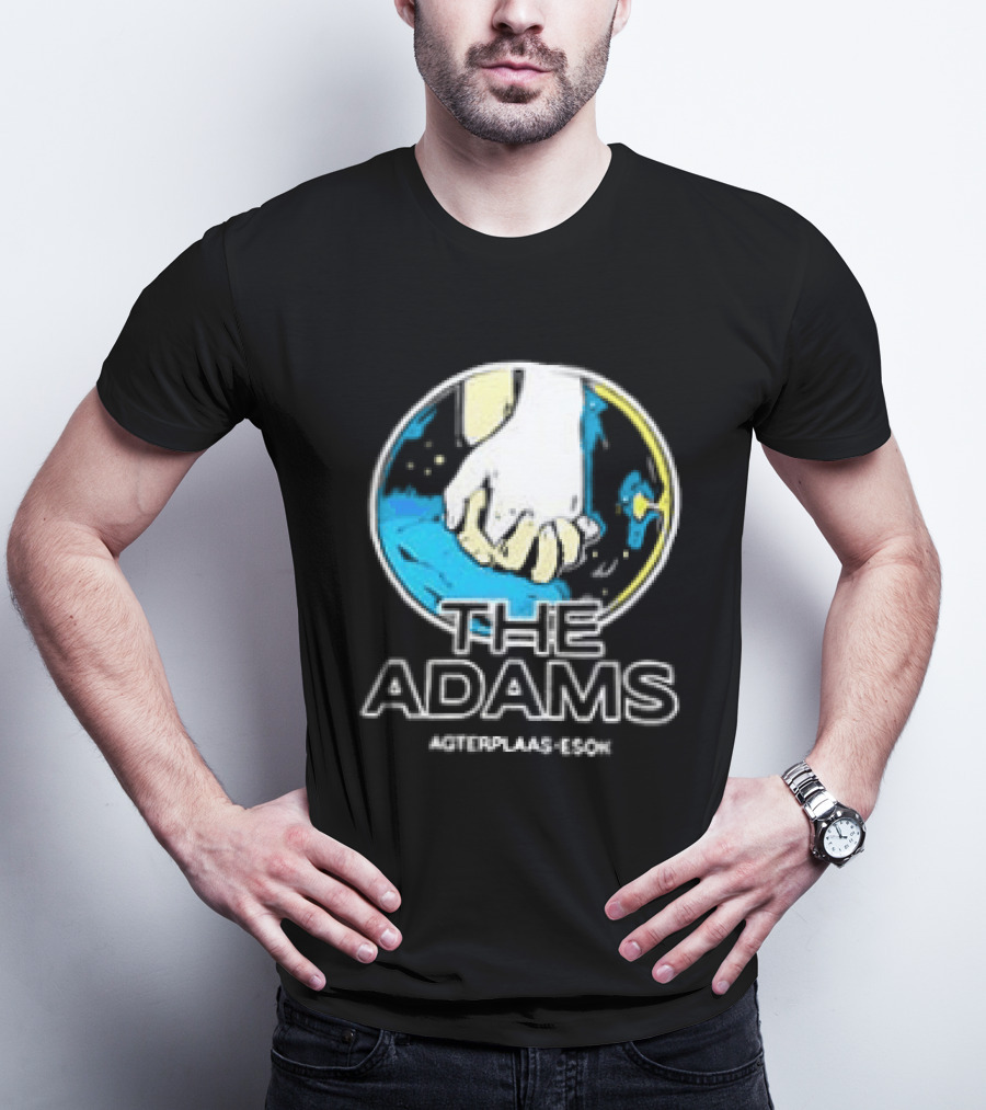 The Adams Agterplaas Esok Cosmic Handshake Global Unity T-Shirt