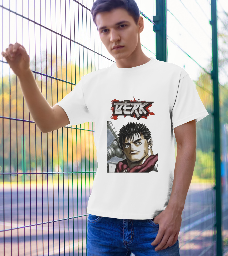 Berk Berserk Manga Guts Style Warrior T-Shirt