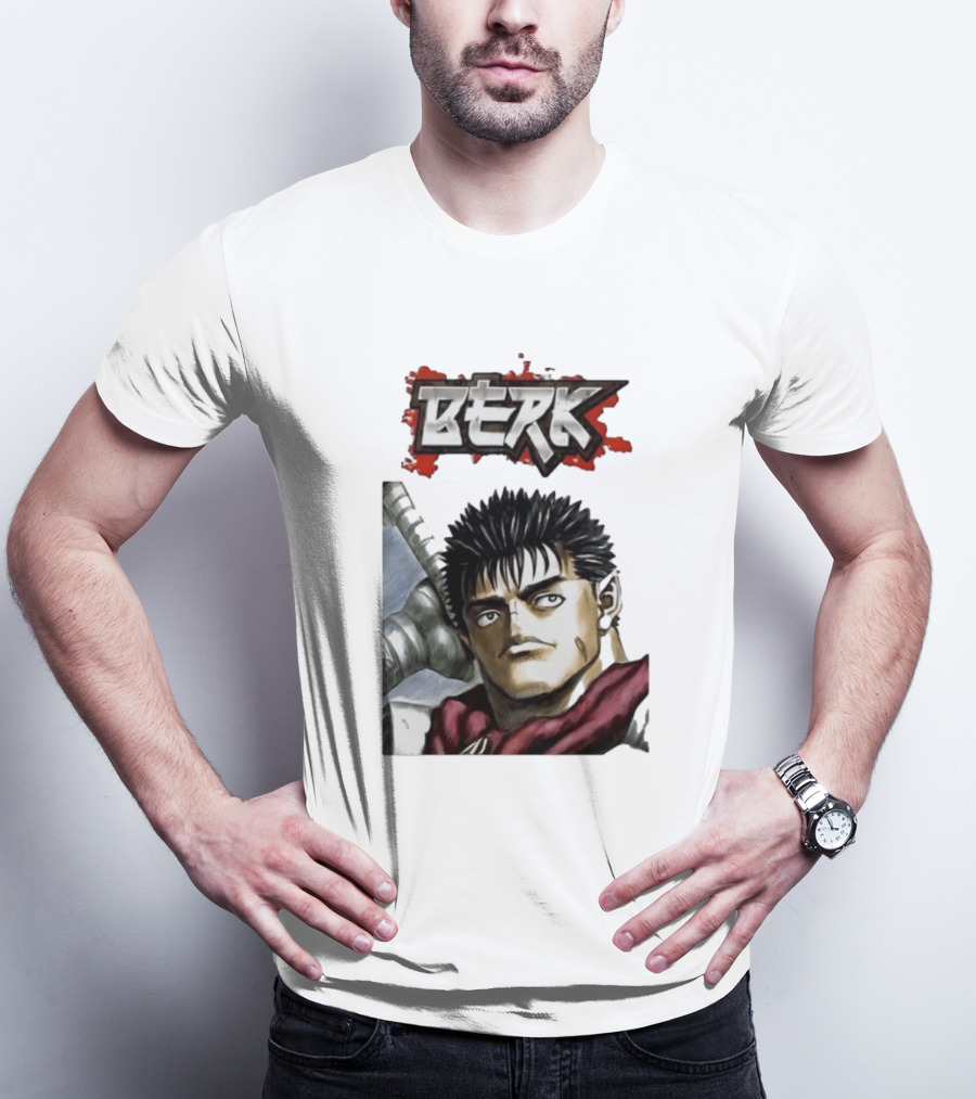 Berk Berserk Manga Guts Style Warrior T-Shirt