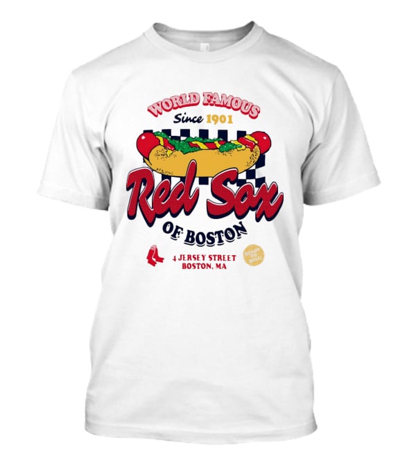 World Famous Red Sox Of Boston Since 1901 Ready To Roll 4 Jersey Street T-Shirt