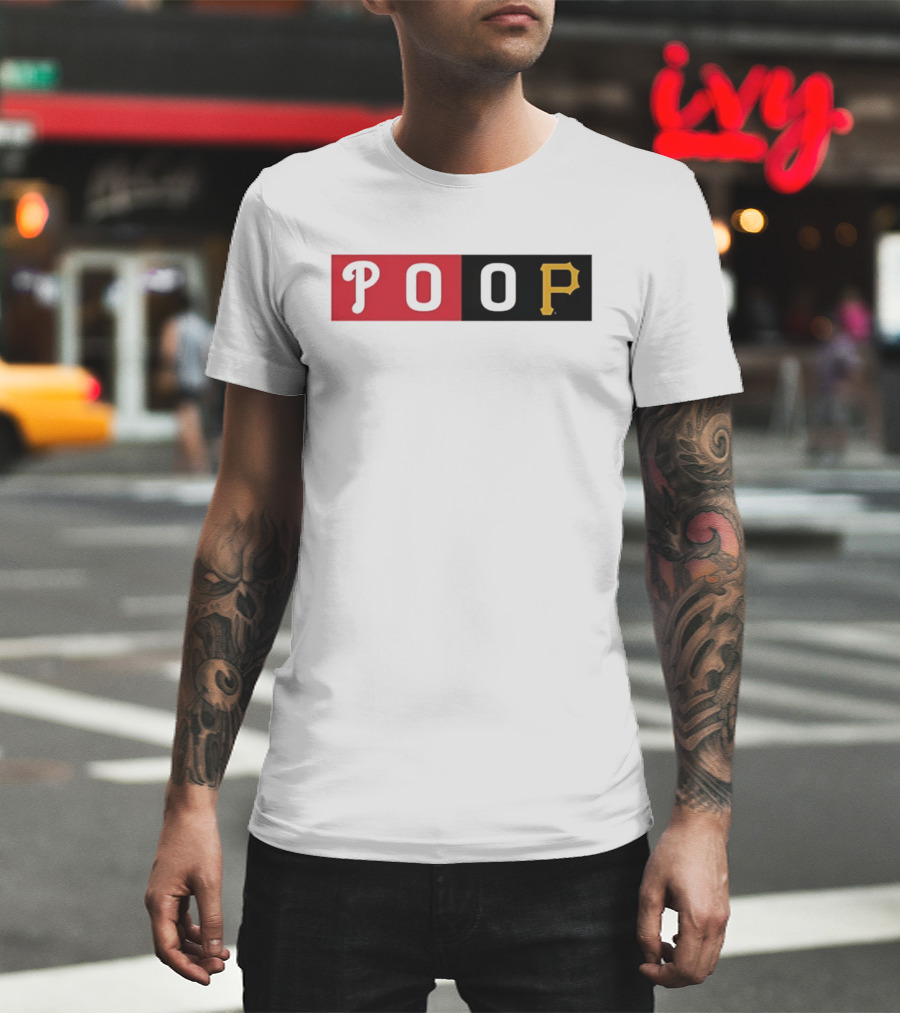 POOP Joe Roderick Pittsburgh Pirates T-Shirt
