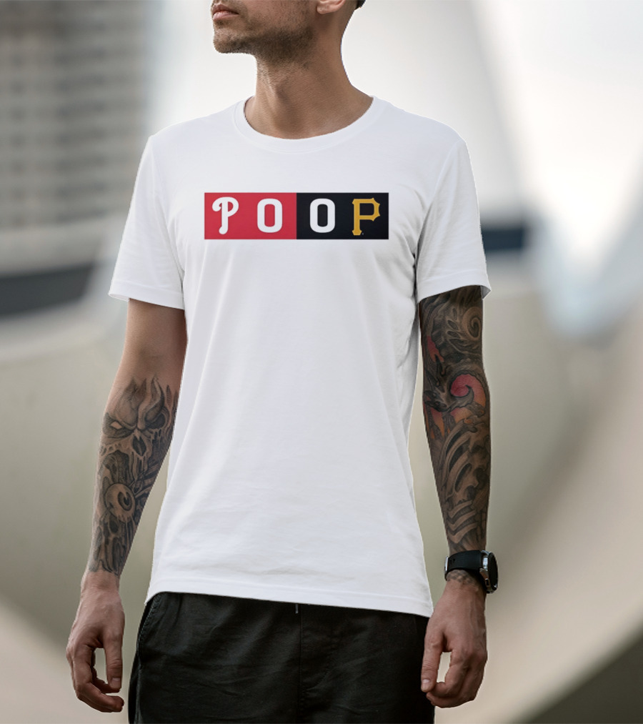 POOP Joe Roderick Pittsburgh Pirates T-Shirt