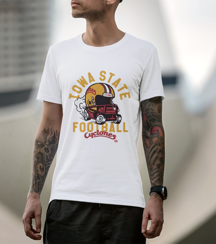Iowa State Cyclones Helmet Football Team Fan Gear T-Shirt