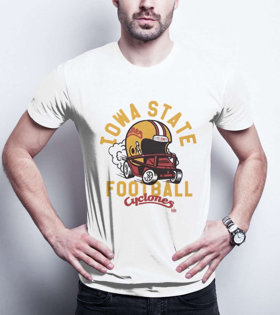 Iowa State Cyclones Helmet Football Team Fan Gear T-Shirt
