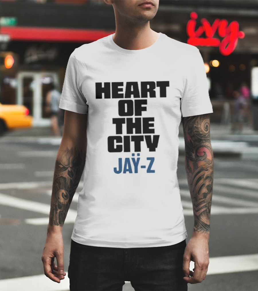 Heart Of The City Jay Z Hip Hop Rap Music T-Shirt