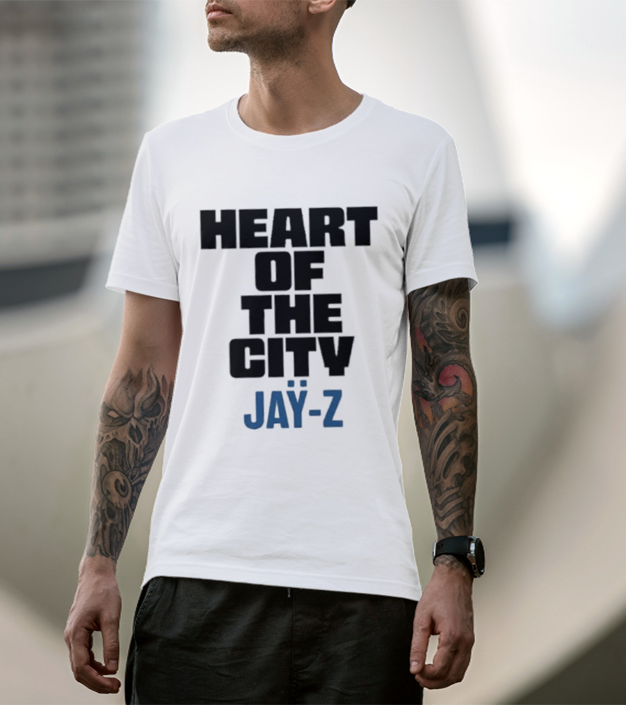 Heart Of The City Jay Z Hip Hop Rap Music T-Shirt