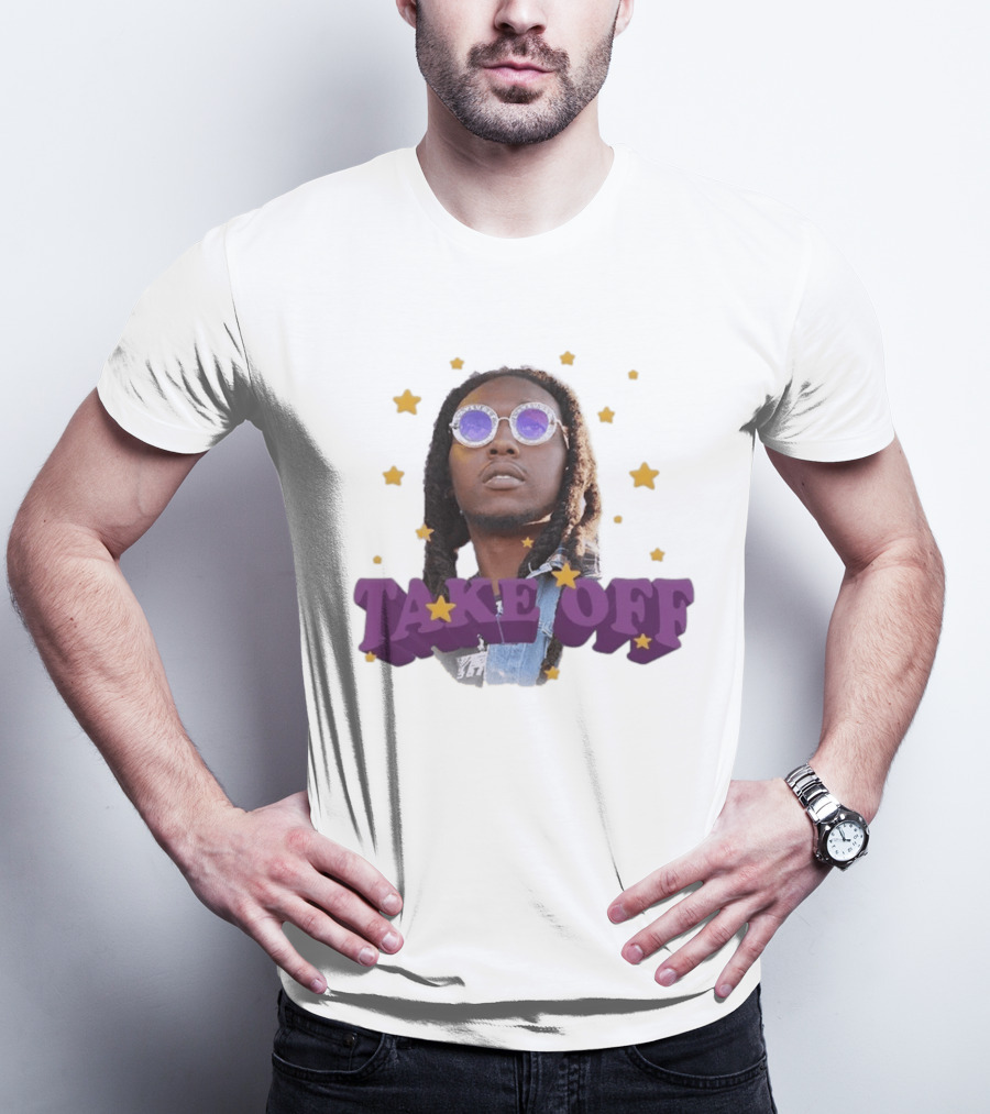 Take Off Girls Are Drugs Purple Stars T-Shirt