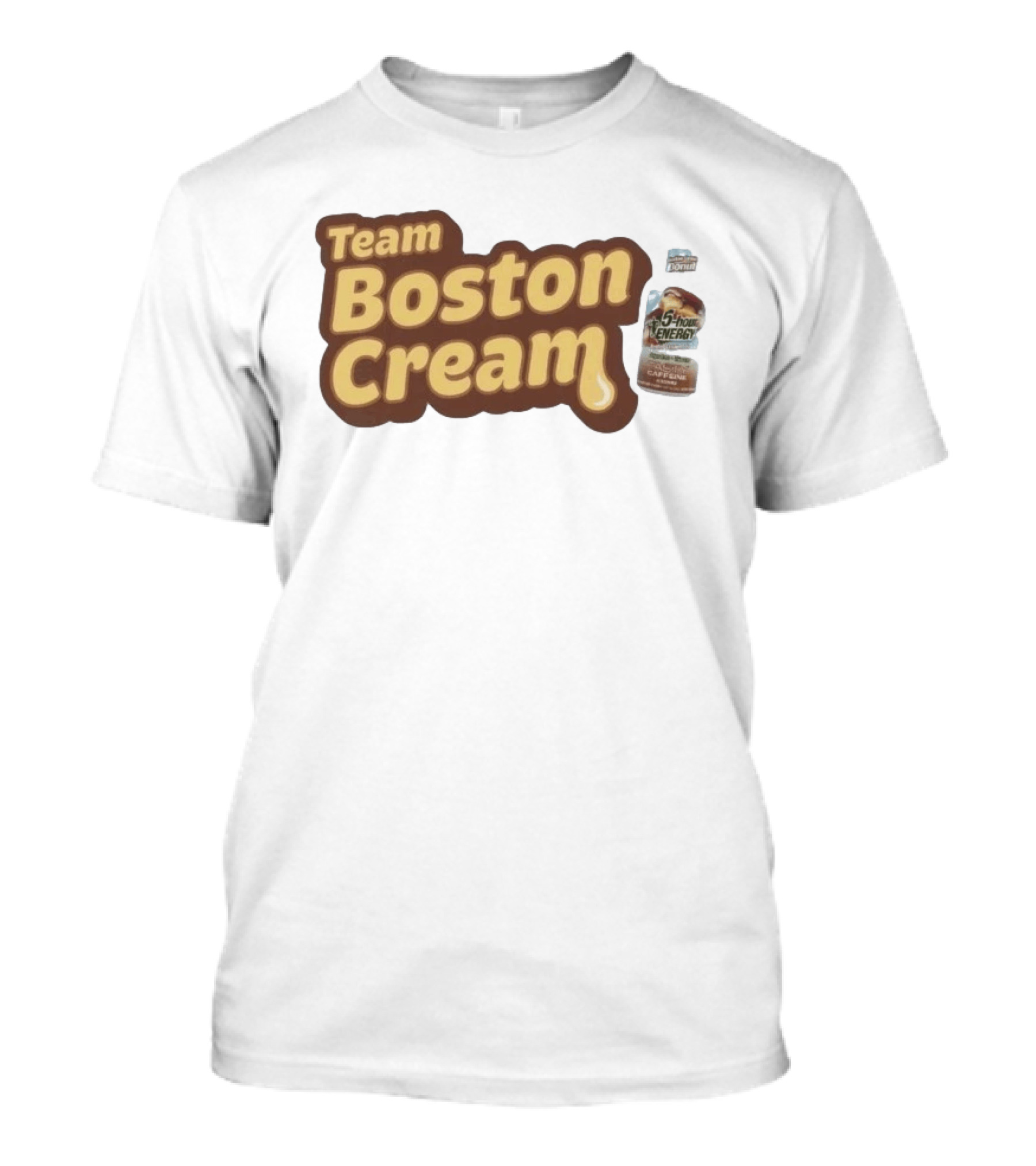 Team Boston Cream 5 Hour Energy Donut Caffeine T-Shirt