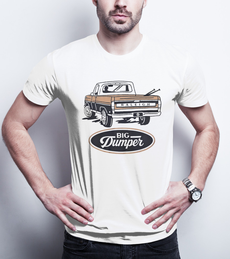 Big Dumper Raleigh Pickup Truck T-Shirt