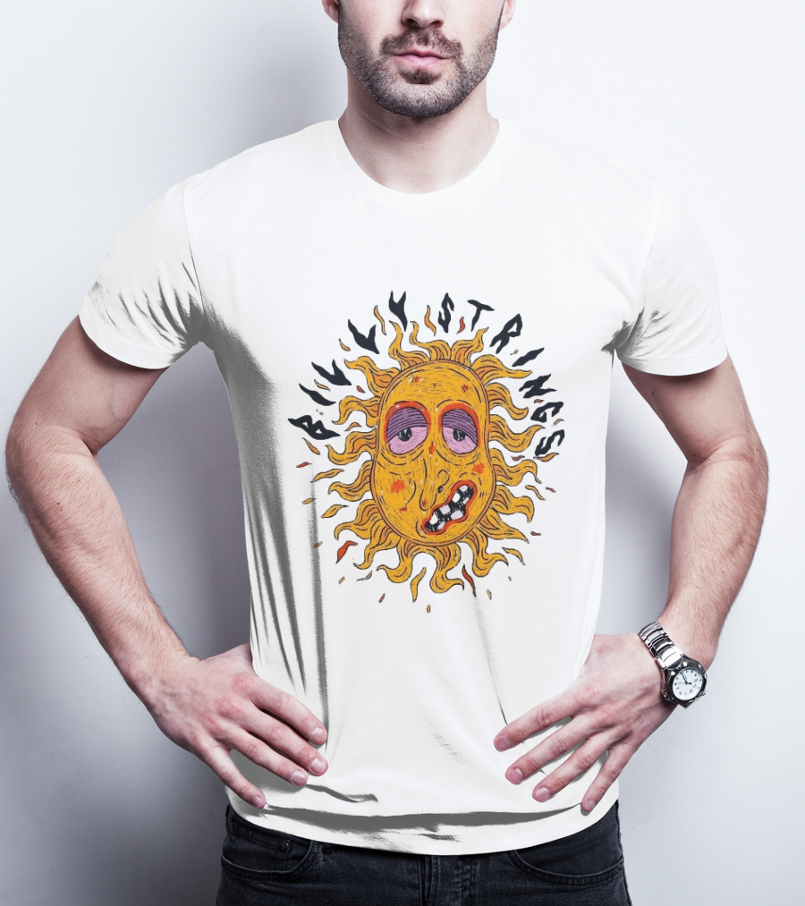 Billy Strings Sun Face Psychedelic Sunburst T-Shirt
