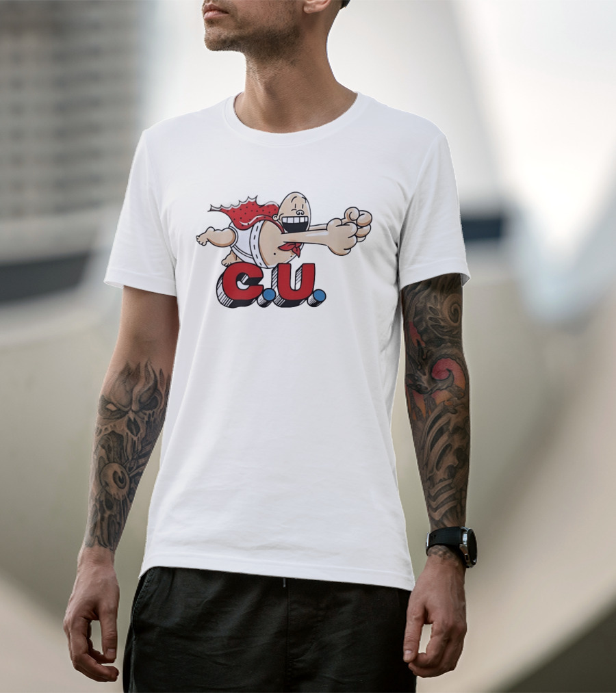 Captain Underpants CU Dav Pilkey Flying Hero T-Shirt