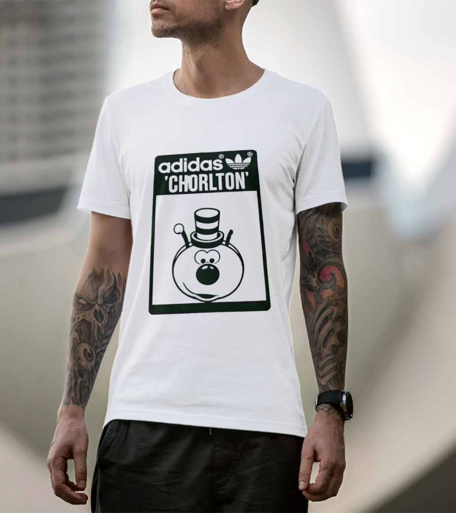 Adidas Chorlton Cartoon Character With Trefoil Top Hat T-Shirt