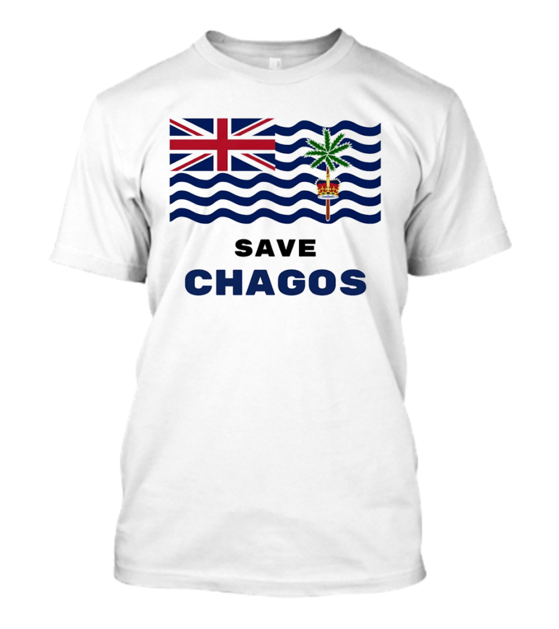 Save Chagos British Indian Ocean Territory Flag Campaign T-Shirt