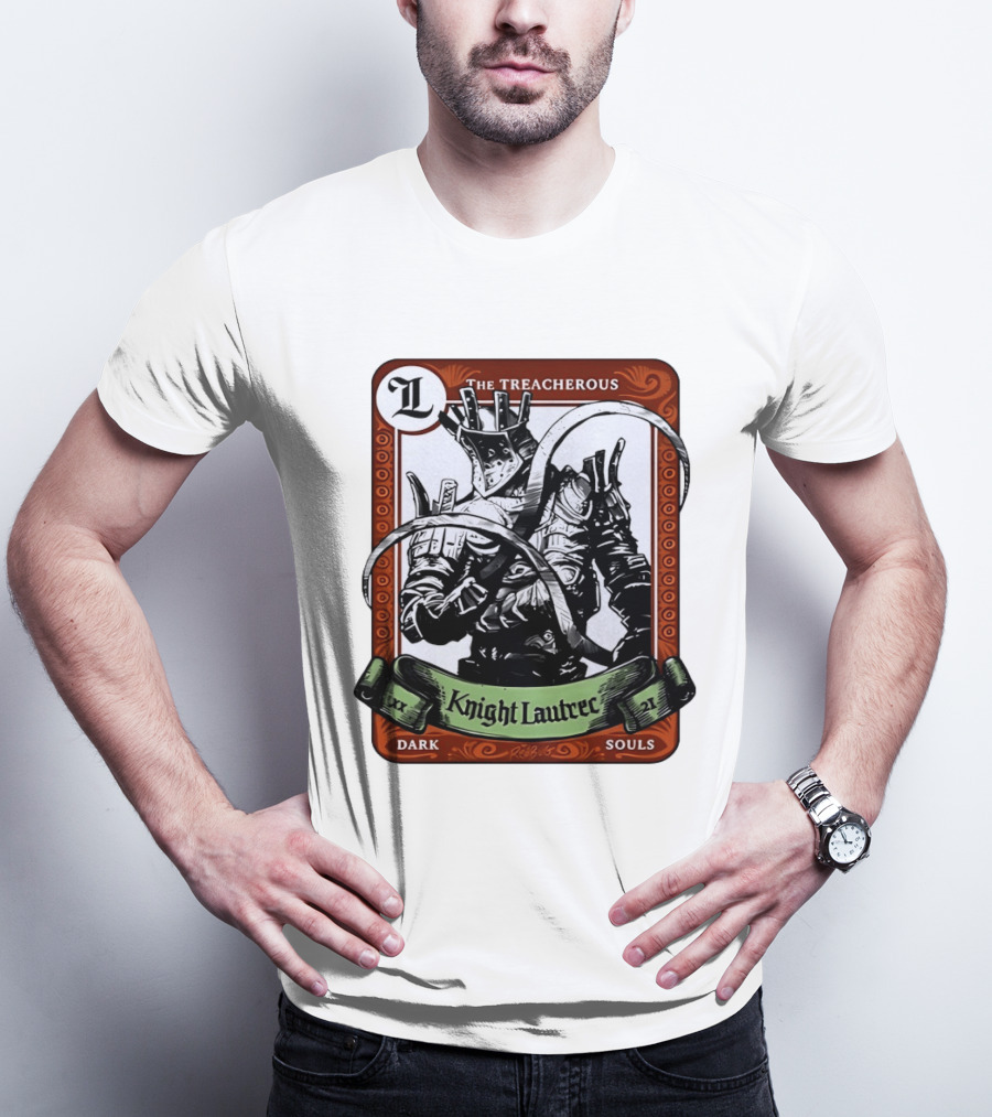 Knight Lautrec The Treacherous Dark Souls Trading Card Art Ribs GG T-Shirt