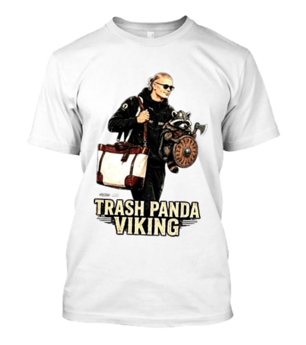 Trash Panda Viking Erling Haaland Football Norway Fans T-Shirt