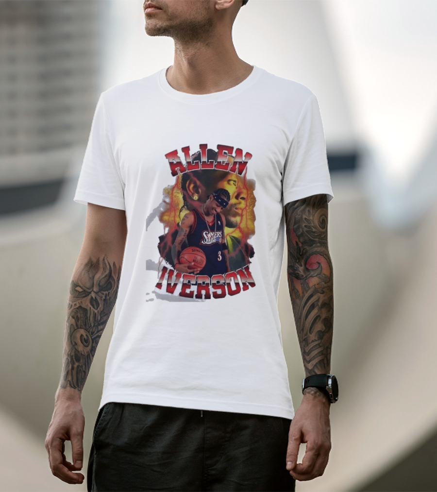 Allen Iverson Philadelphia 76ers Basketball Legend T-Shirt