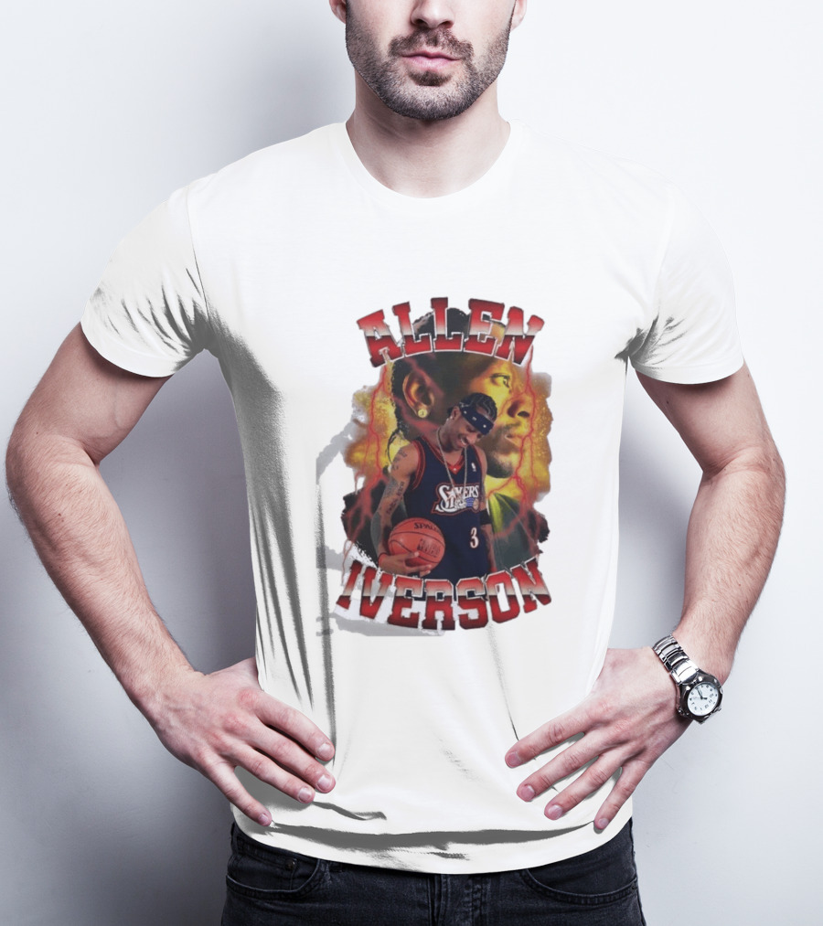 Allen Iverson Philadelphia 76ers Basketball Legend T-Shirt