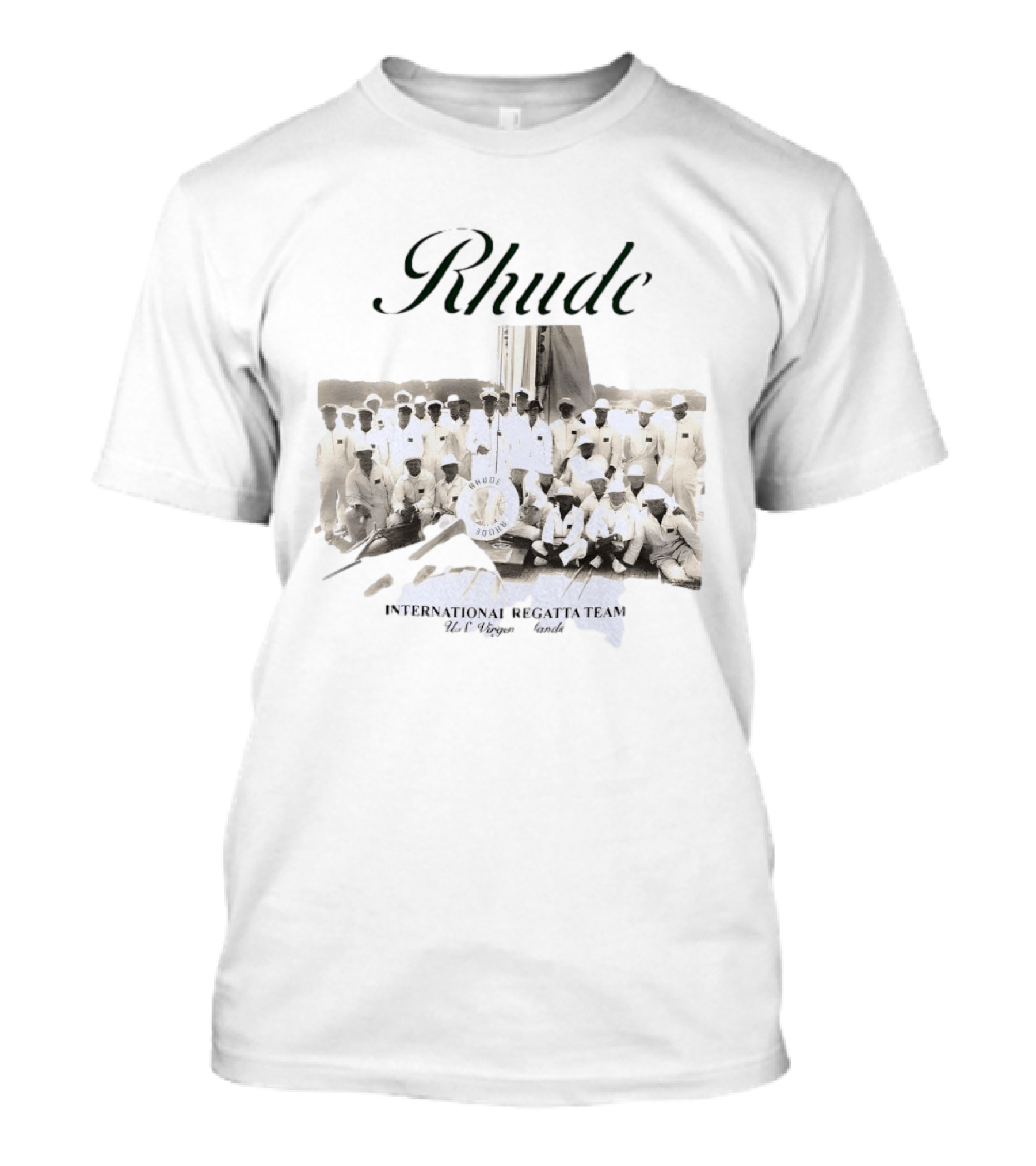 Rhude International Regatta Team US Virgin Islands Crew Photo T-Shirt