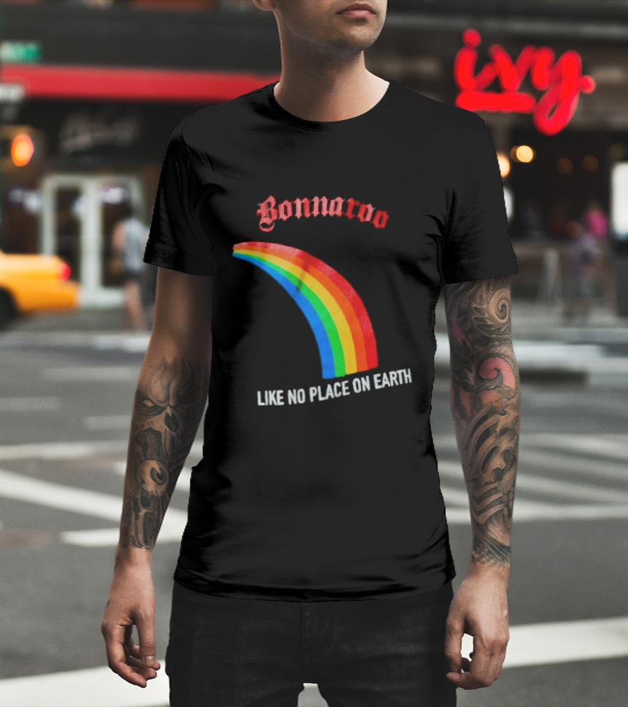 Bonnaroo Rainbow Like No Place On Earth Music Festival T-Shirt