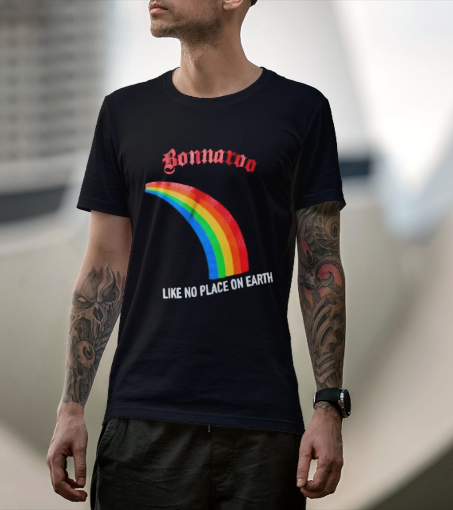 Bonnaroo Rainbow Like No Place On Earth Music Festival T-Shirt