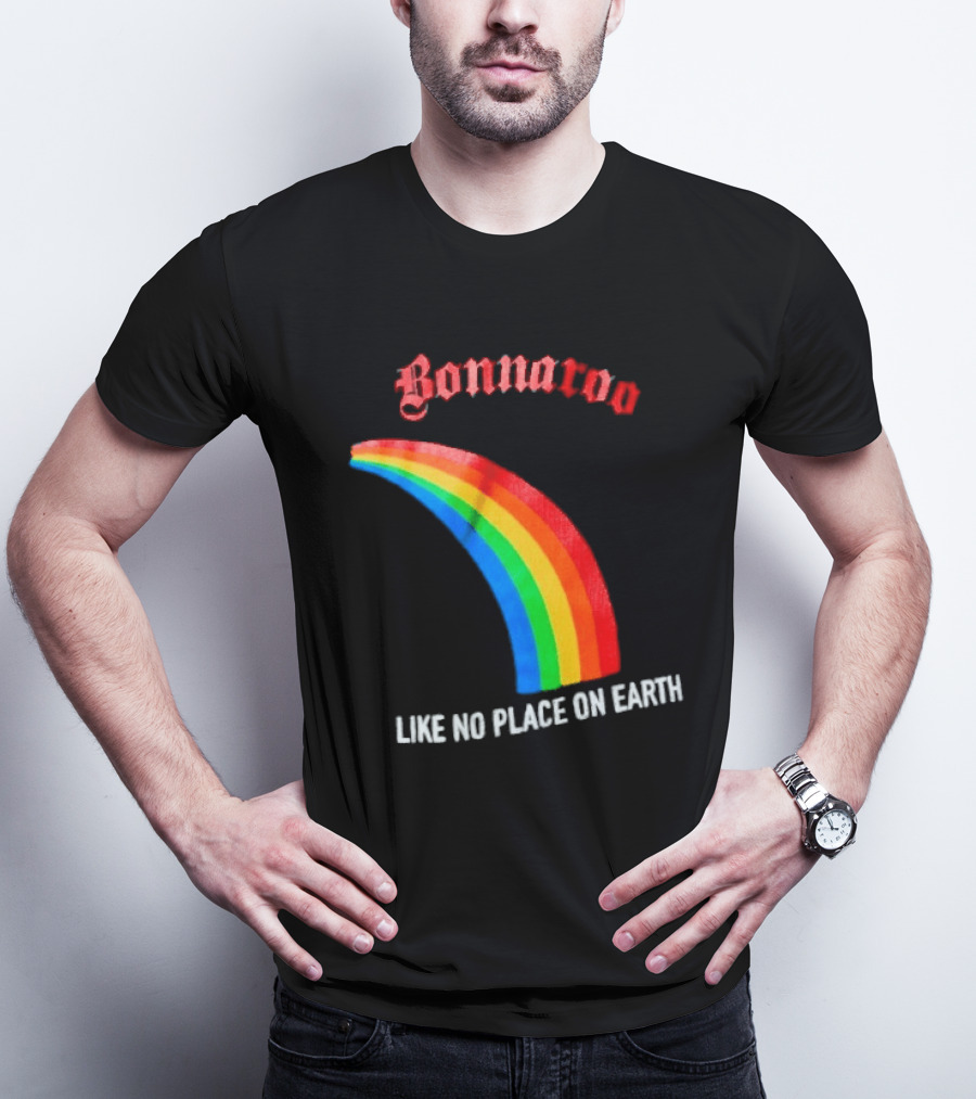 Bonnaroo Rainbow Like No Place On Earth Music Festival T-Shirt