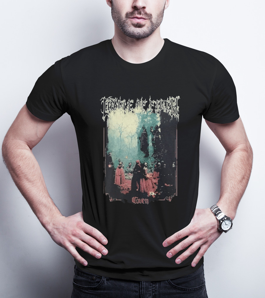 Cradle Of Filth Coven Gothic Gathering Under Moonlit Trees T-Shirt