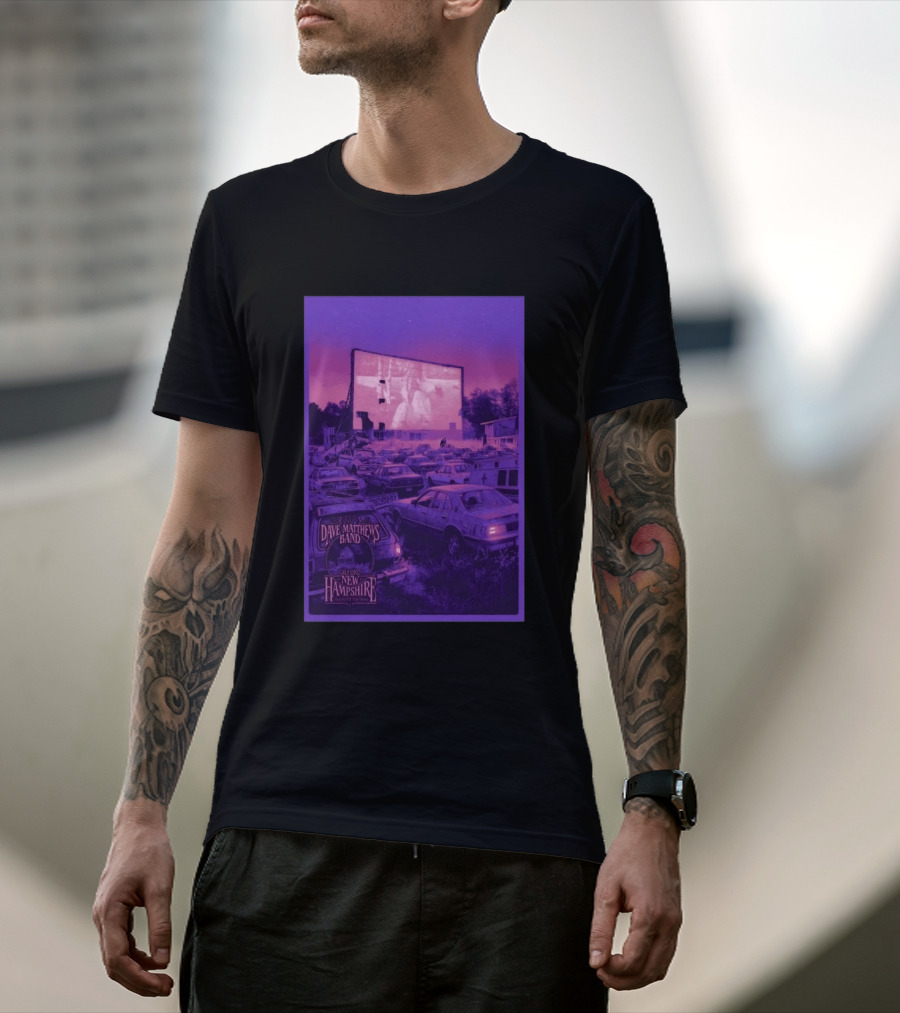 Dave Matthews Band Drive In Concert Gilford New Hampshire July 14 2026 T-Shirt