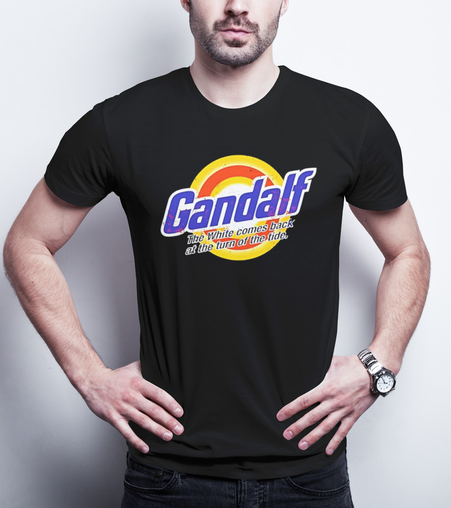 Gandalf The White Comes Back At The Turn Of The Tide T-Shirt
