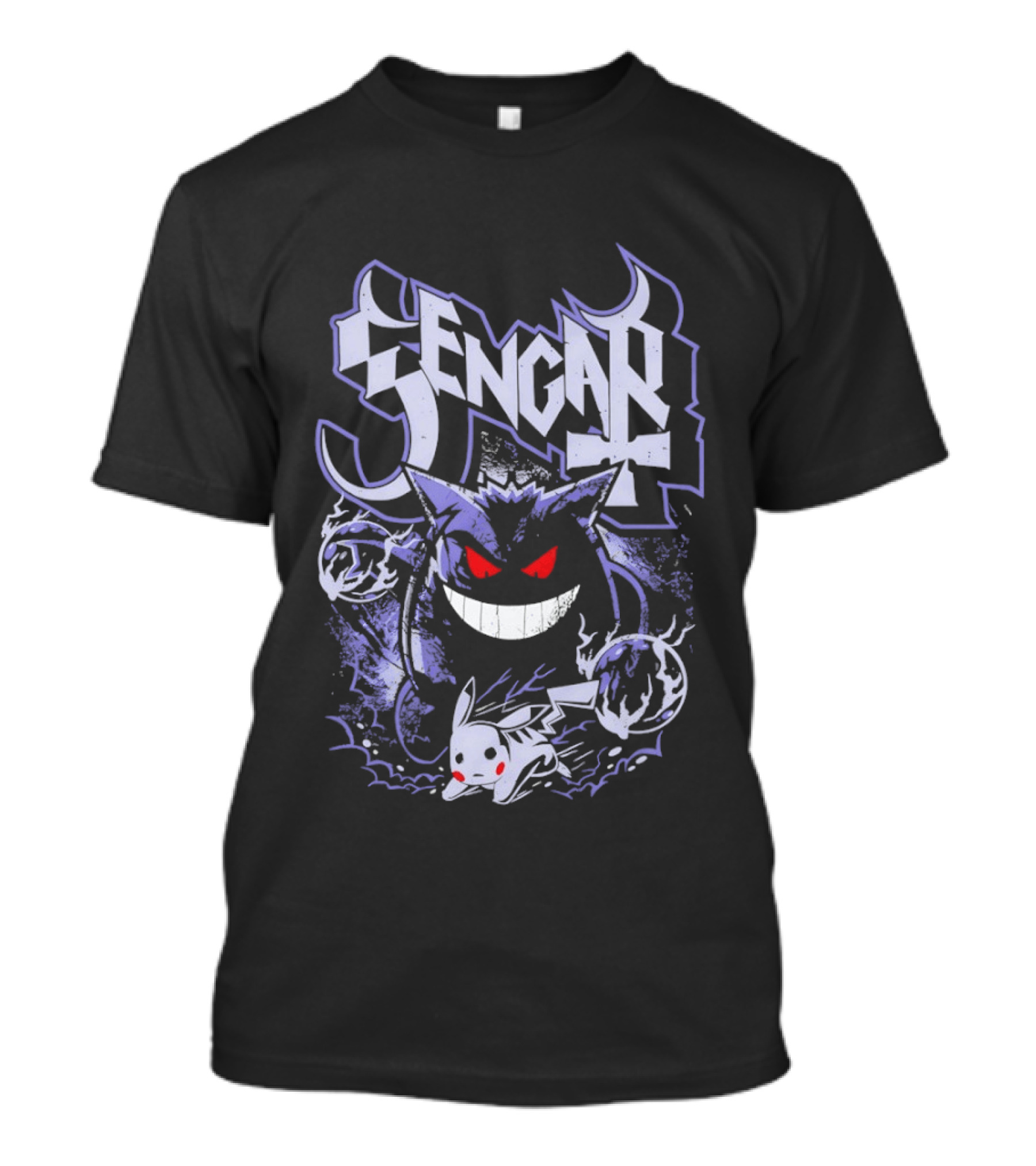 Gengar And Pikachu Pokemon Iconic Collaboration T-Shirt