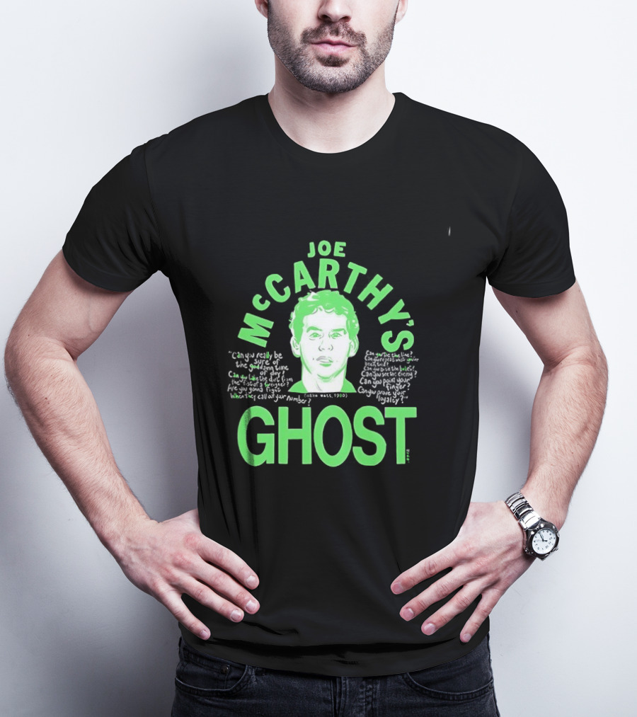 Joe McCarthy's Ghost Mike Watt 1980 Minutemen Punk Rock T-Shirt