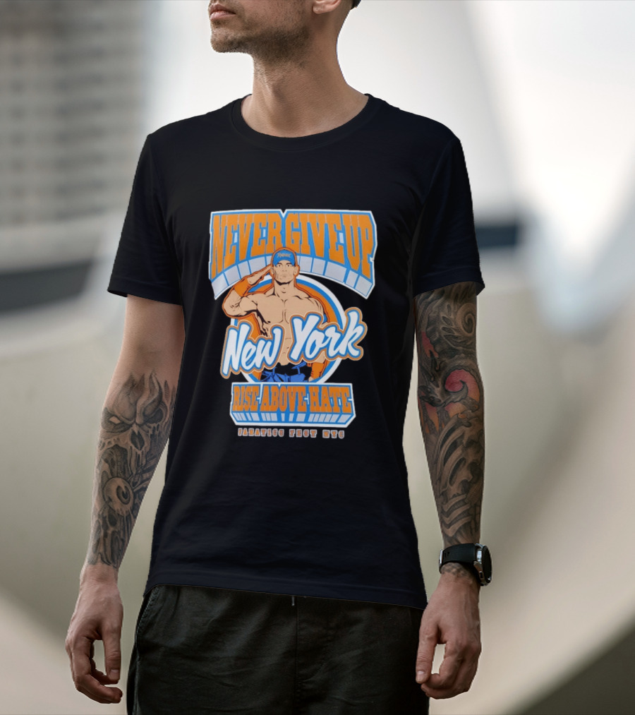 Never Give Up Rise Above Hate New York Manhasset Fest 2026 T-Shirt